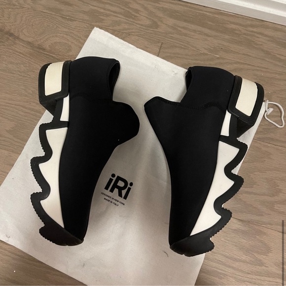 Iri | Shoes | Iri Unisex Black Outline Neoprene Sneaker | Poshmark